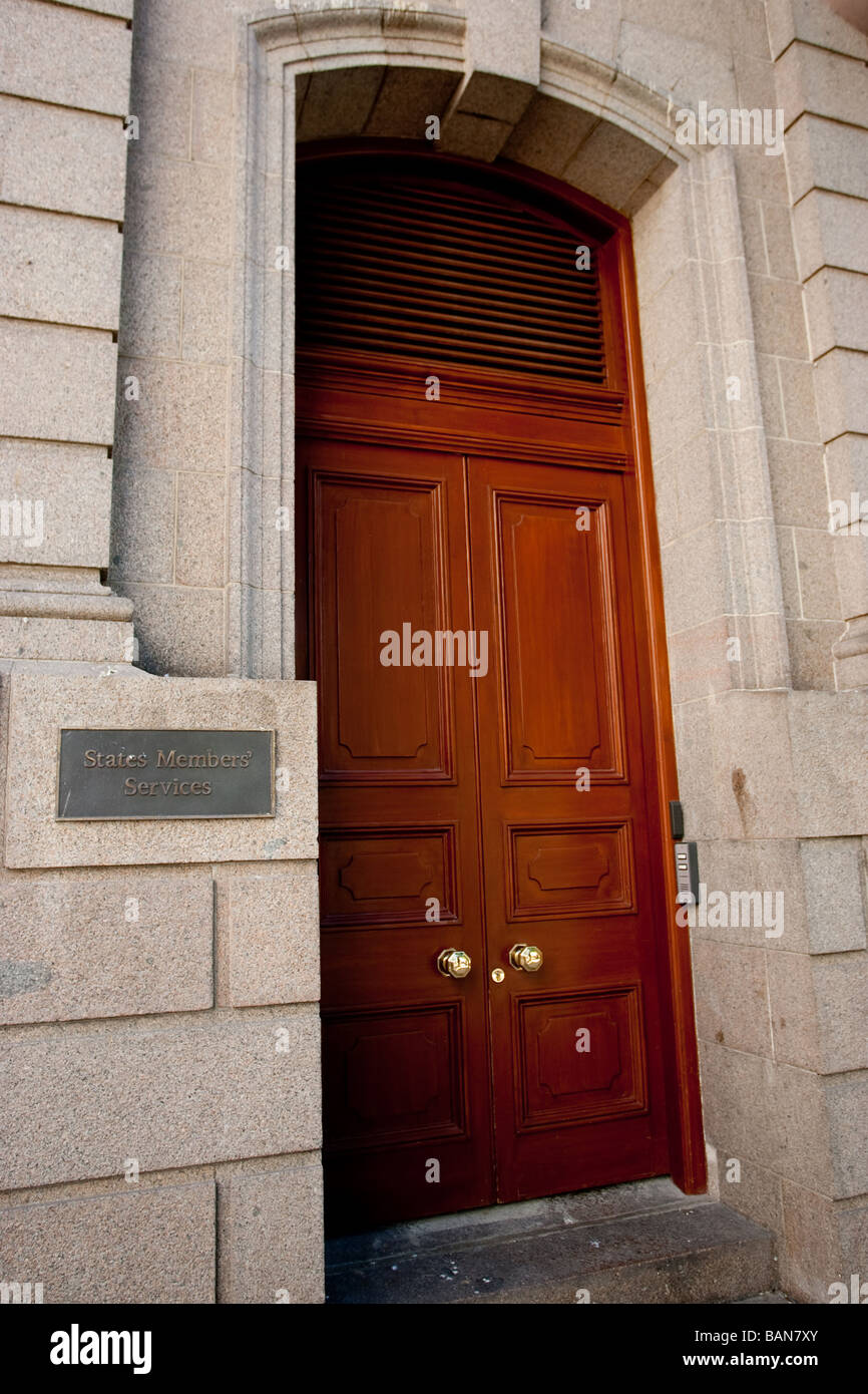 Parliament States Legislator Buildings in Royal Square St Helier Jersey ...