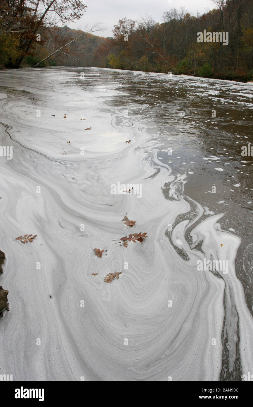 River contaminated brown water hi-res stock photography and images - Alamy
