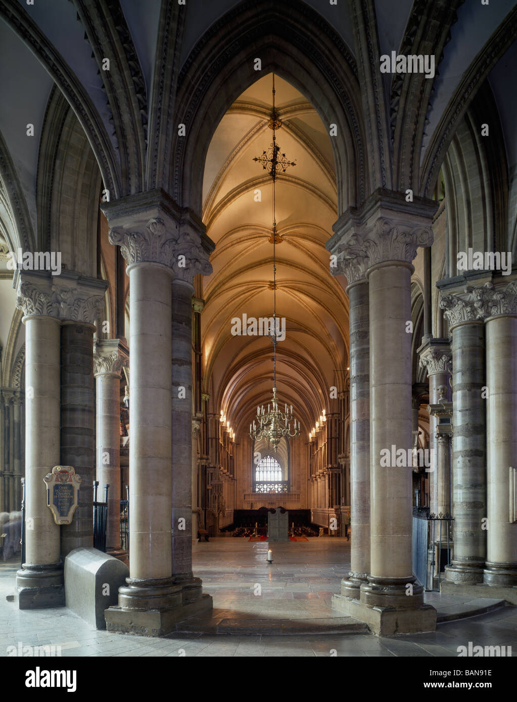Canterbury Cathedral Trinity Chapel looking west Stock Photo - Alamy