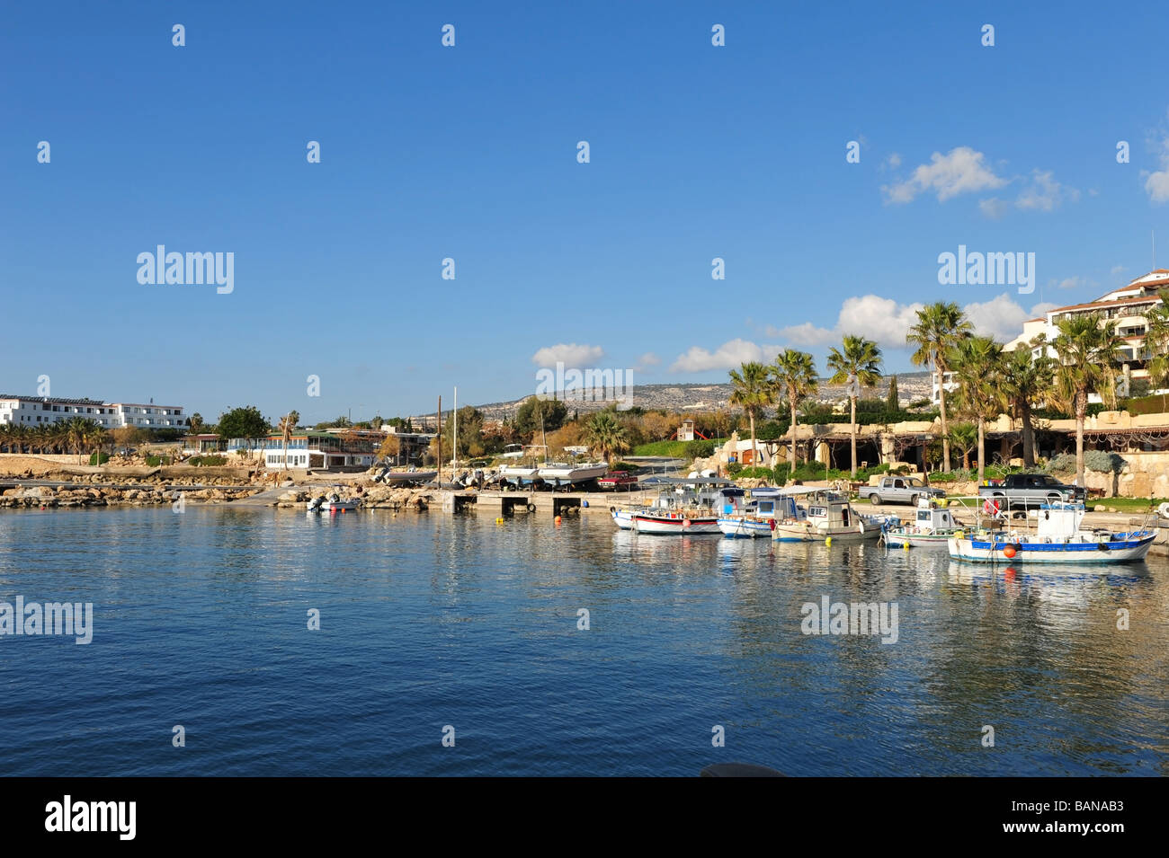 Paphos cyprus harbour hi-res stock photography and images - Alamy