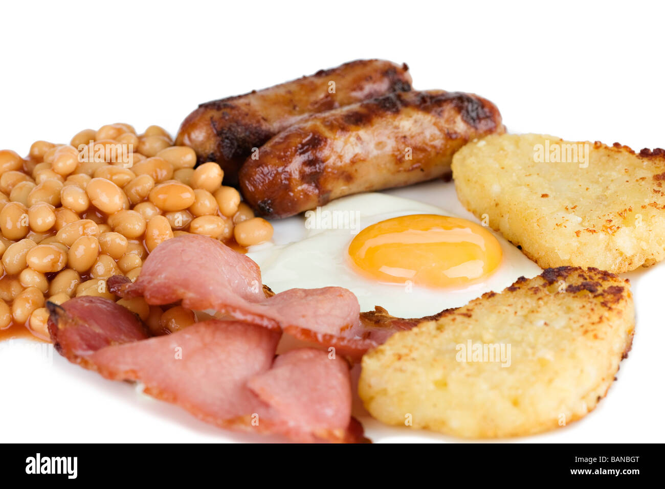 English cooked breakfast Stock Photo - Alamy