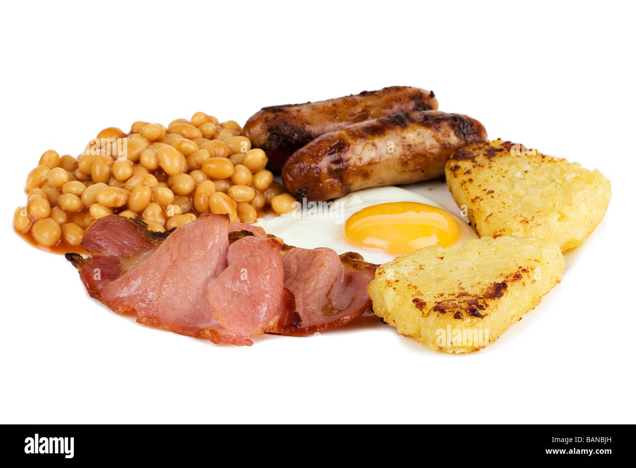 Traditional british full english Cut Out Stock Images & Pictures - Alamy
