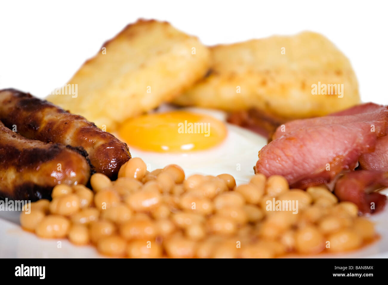 English cooked breakfast Stock Photo - Alamy