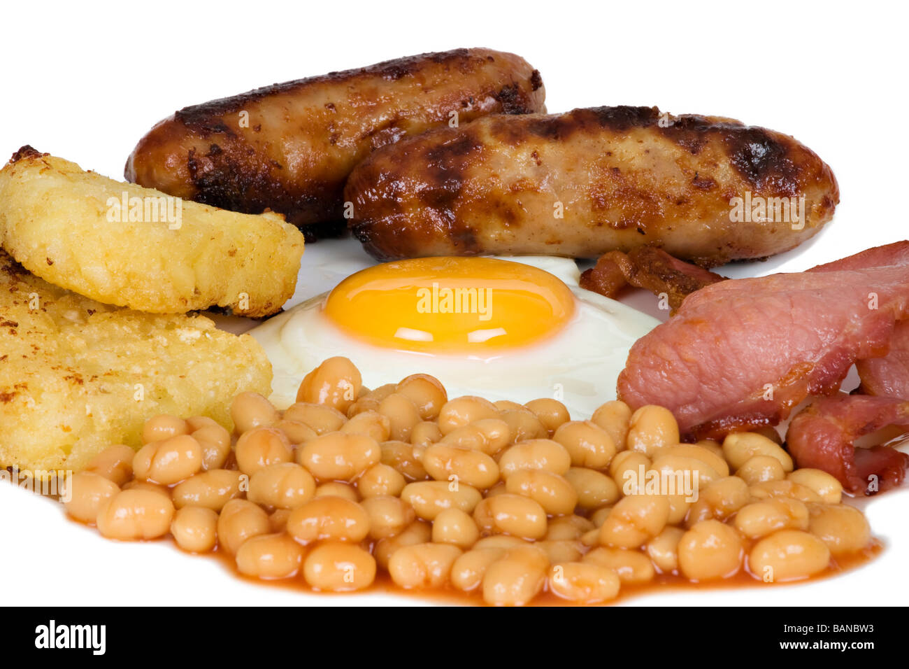 English cooked breakfast Stock Photo - Alamy