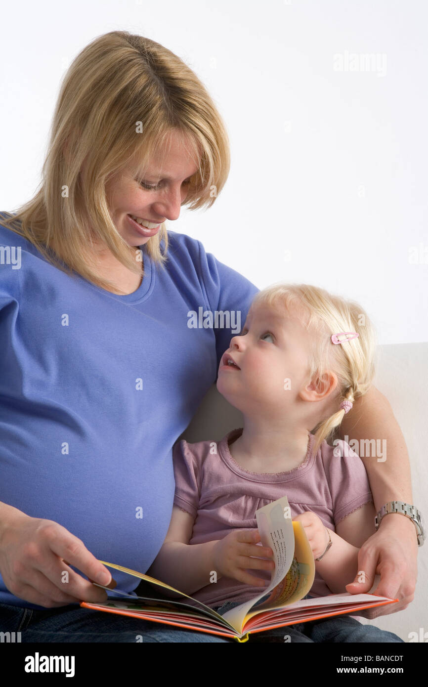 Pregnant from your second child Stock Photo - Alamy