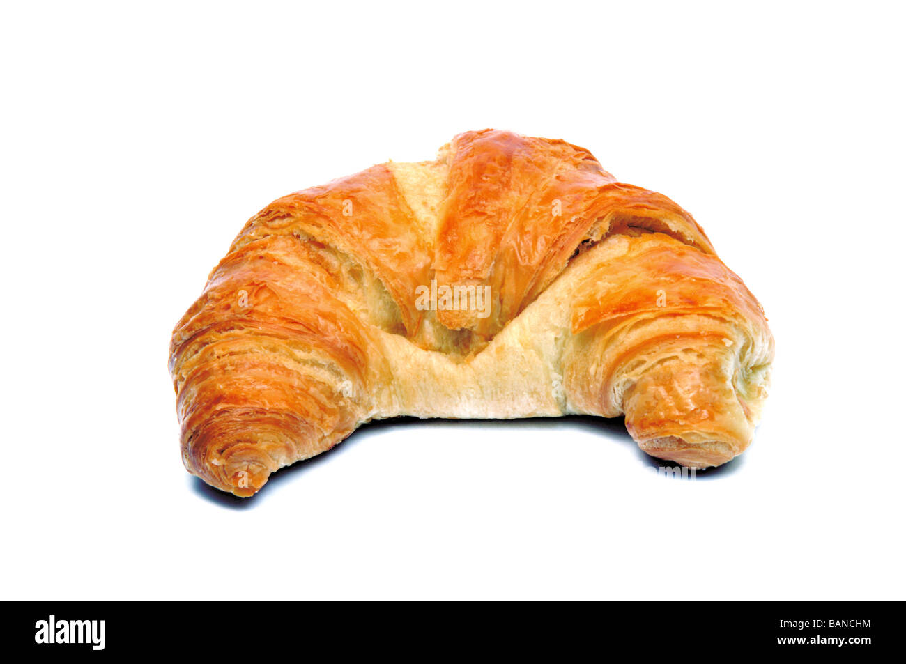 Croissant puff pastry croissant Cut Out Stock Images & Pictures - Alamy