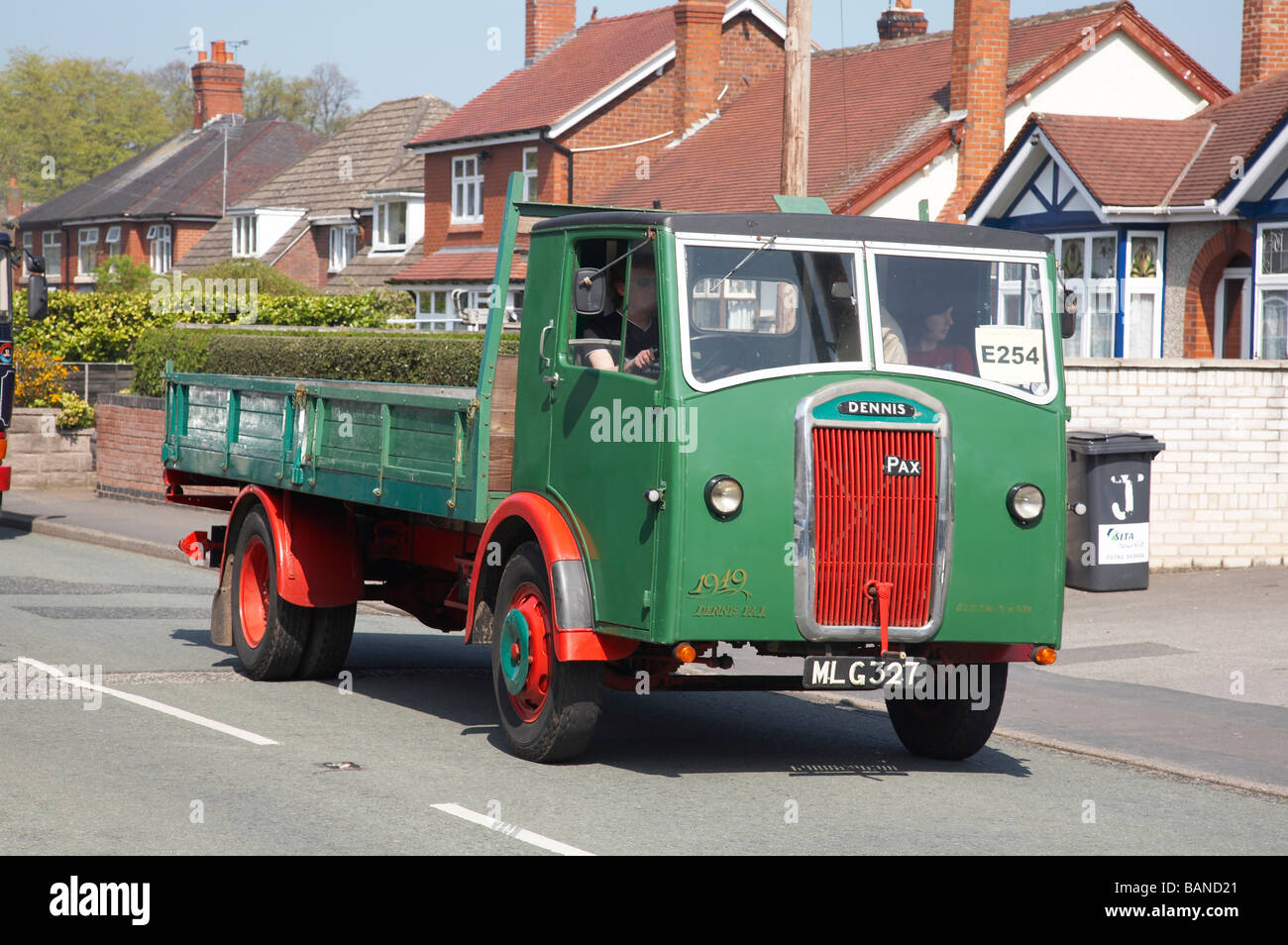 Classic Dennis lorry Stock Photo - Alamy