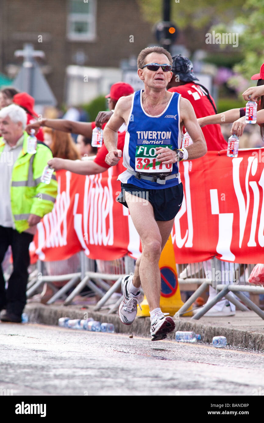 London Marathon Water Station High Resolution Stock Photography and ...
