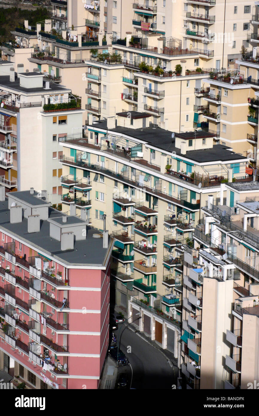 Western suburbs of Genoa Italy Stock Photo - Alamy