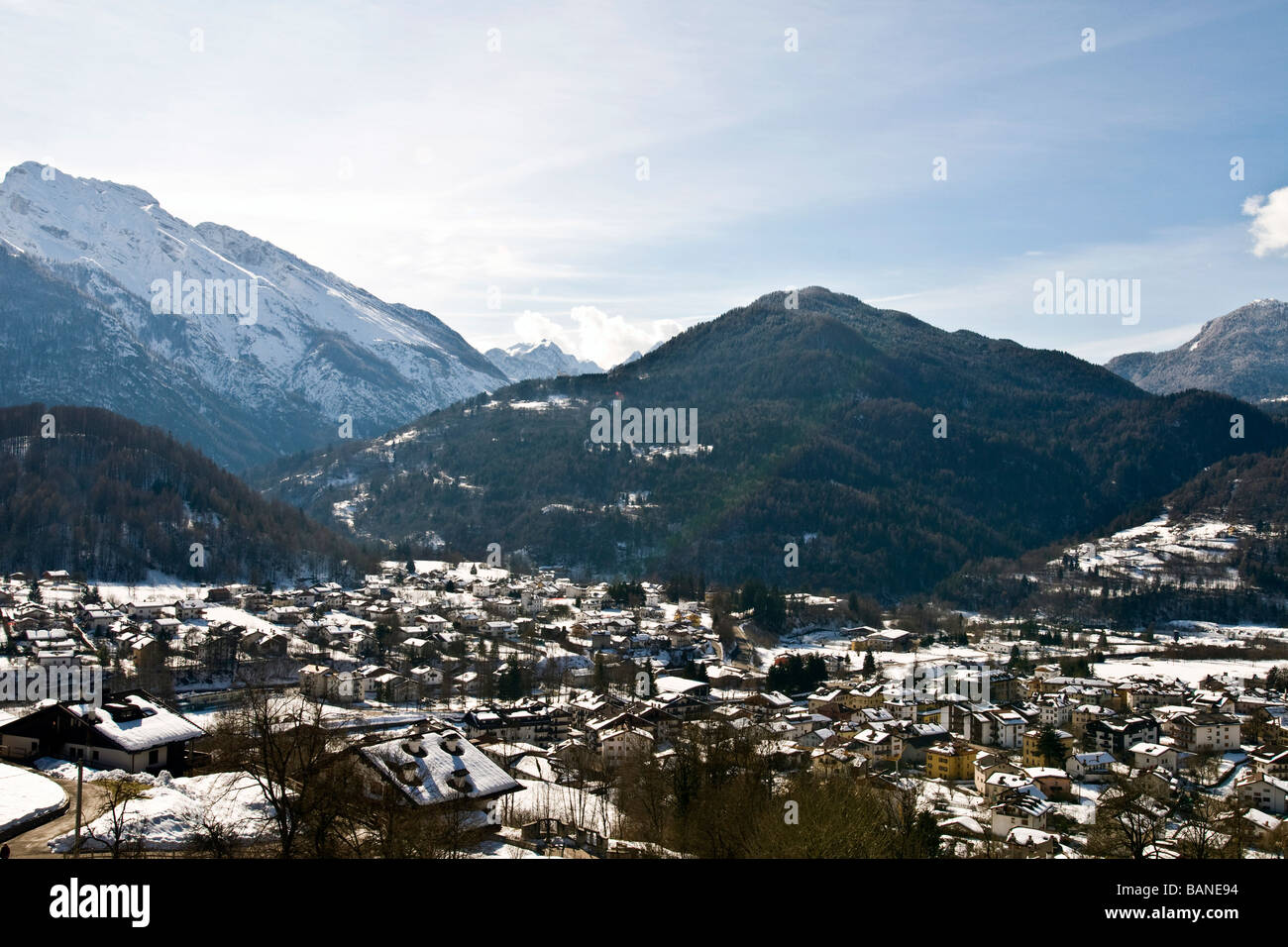 Agordo Province of Belluno Italy Stock Photo - Alamy