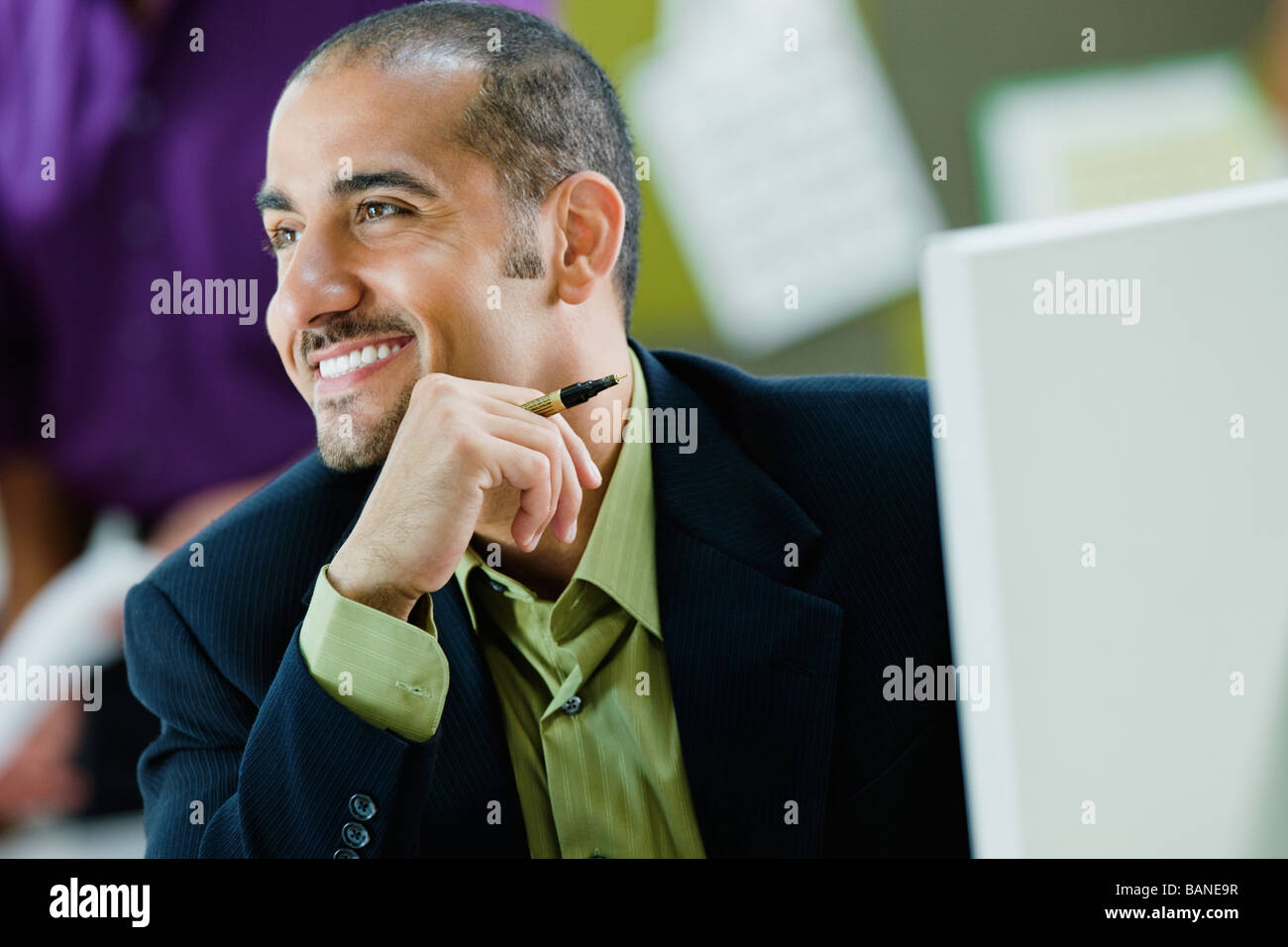 Middle eastern businessman desk hi-res stock photography and images - Alamy