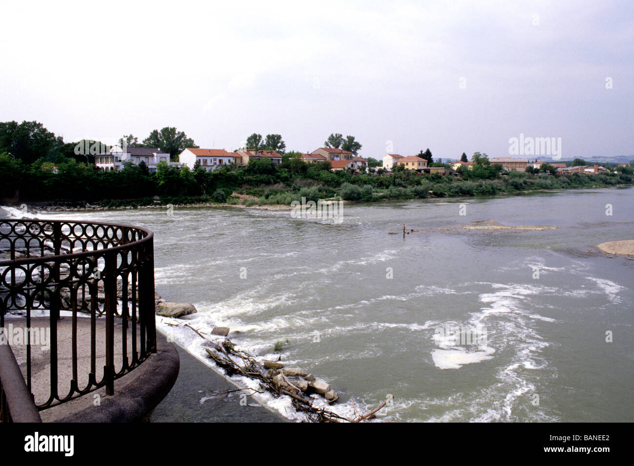 The Tanaro River to Alexandria Italy Stock Photo - Alamy
