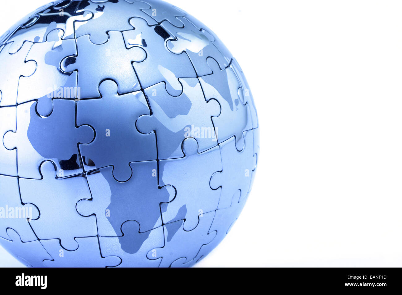 Jigsaw puzzle world map hi-res stock photography and images - Alamy