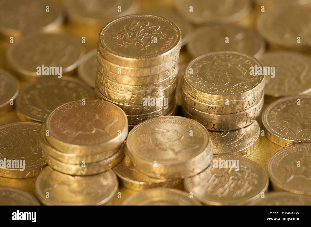 British pound coin currency Stock Photo - Alamy