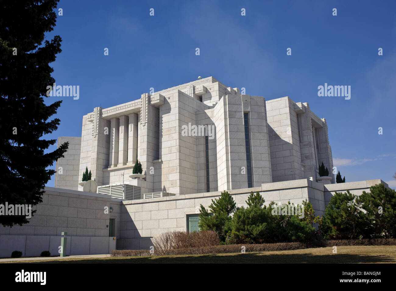 Cardston alberta temple hi-res stock photography and images - Alamy
