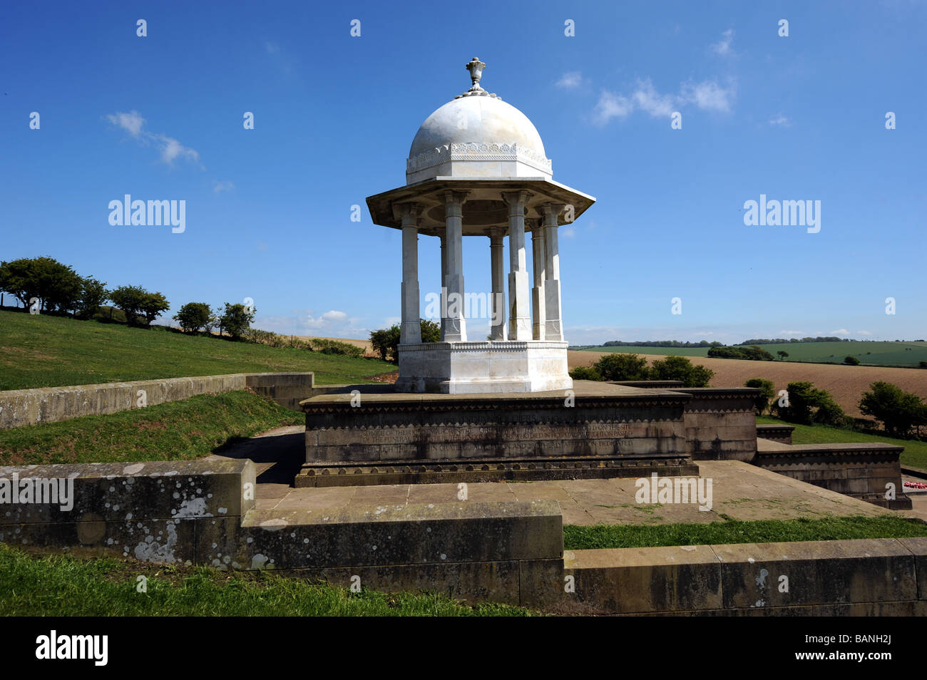 The Chattri memorial to sikh servicemen who died in battle situated on ...