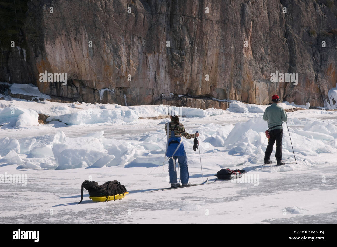 Agawa rock pictographs hi-res stock photography and images - Alamy