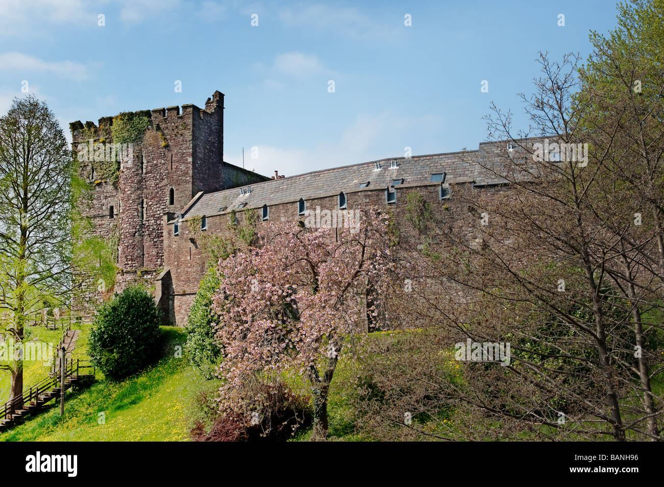 Brecon Castle, Brecon, Wales, UK Stock Photo - Alamy
