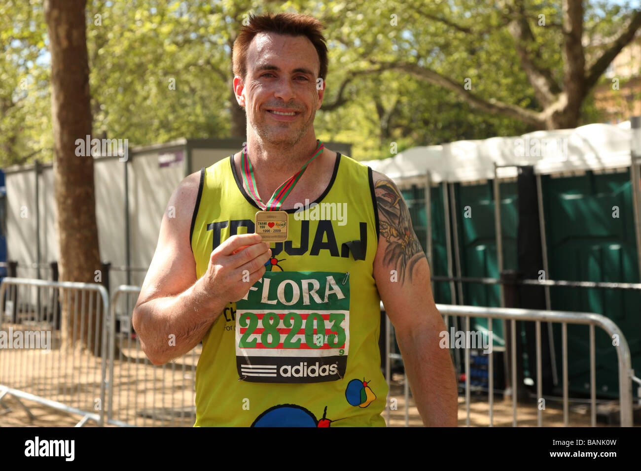 LONDON APRIL 26 2009 Mark Griffin Actor participating in the London ...