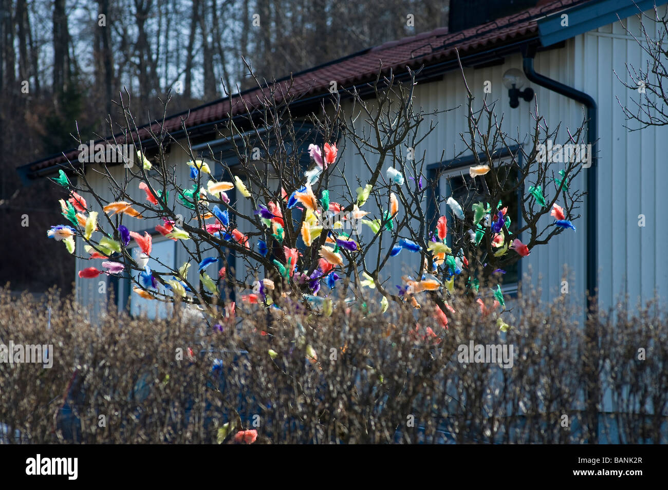 Coloured house sweden hi-res stock photography and images - Alamy