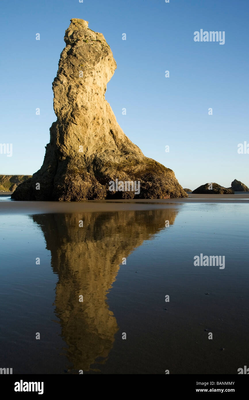 Sea Stack - Bandon, Oregon Stock Photo - Alamy