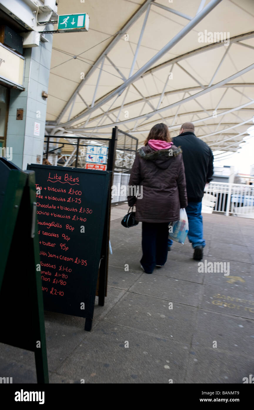 Rotherham town centre market stalls hi-res stock photography and images ...