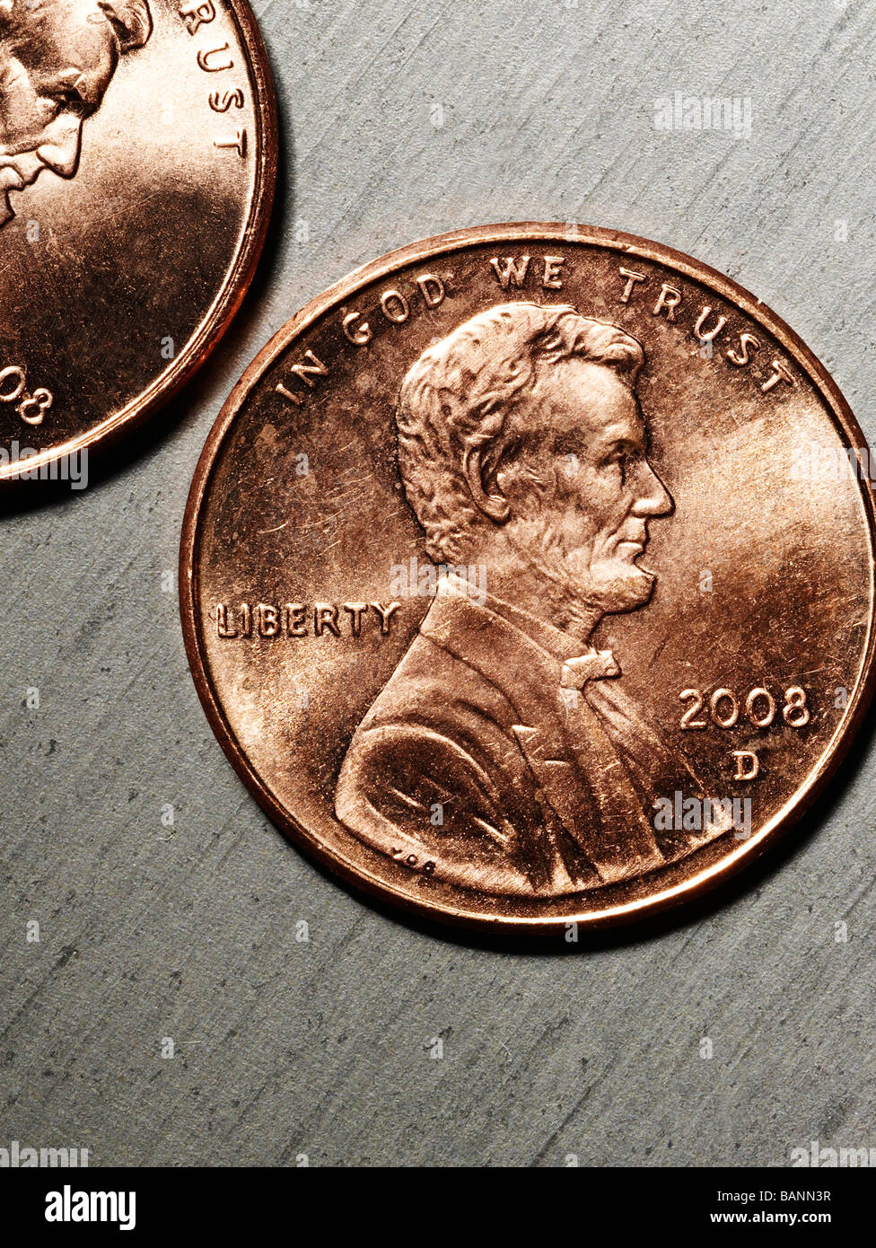 Two pennies hi-res stock photography and images - Alamy