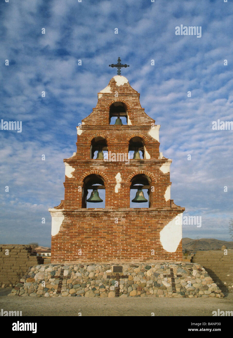 Bell tower mission santa ines hi-res stock photography and images - Alamy