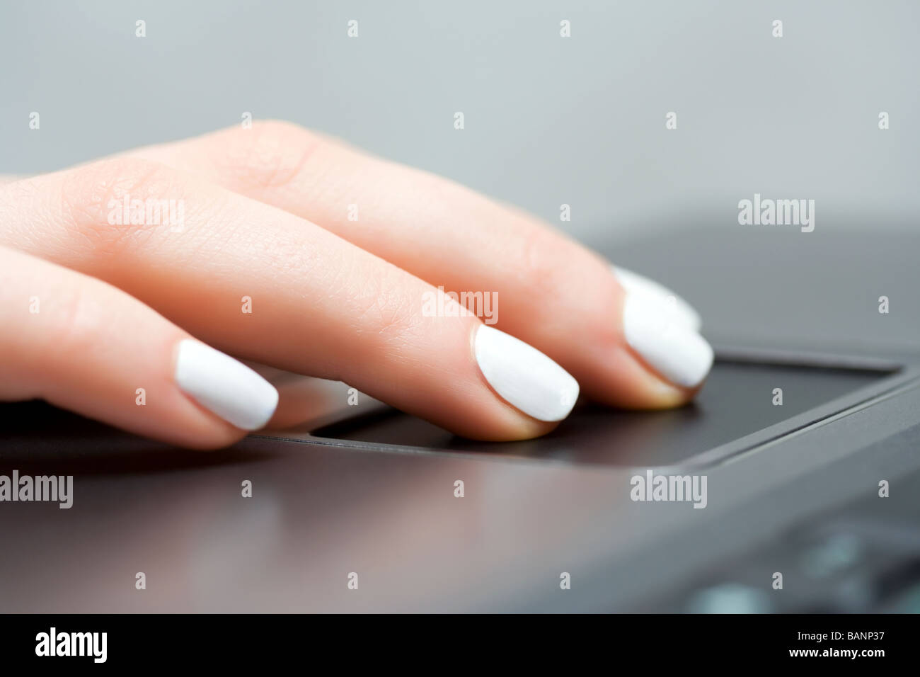 Female hand using touchpad Stock Photo - Alamy Female hand using touchpad Stock Photo - Alamy