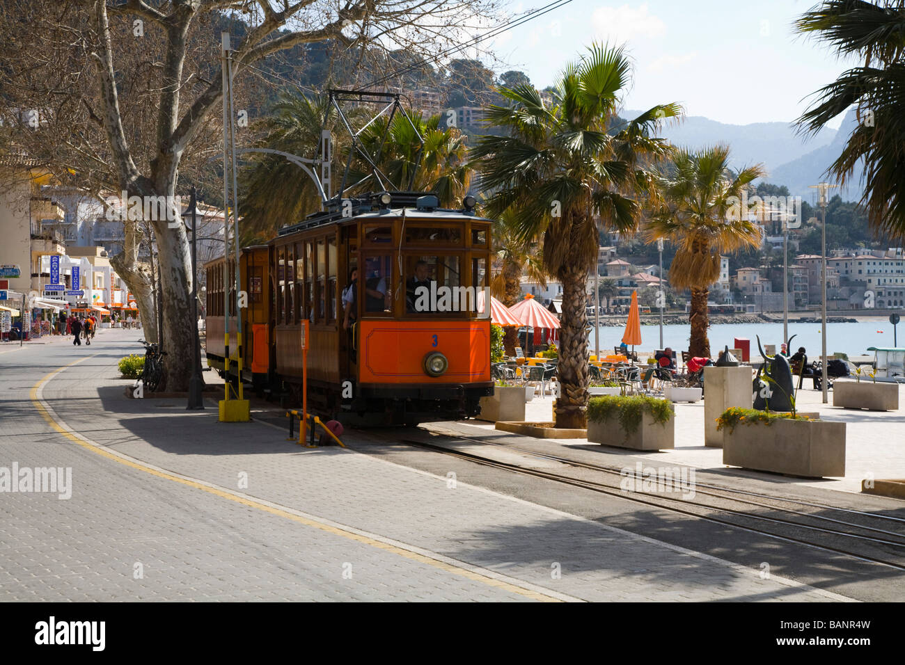Soller Tram Majorca Stock Photo - Alamy