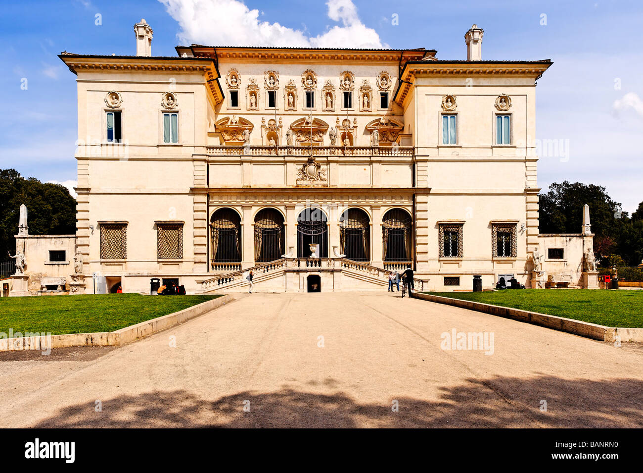 Villa Borghese Rome Stock Photo - Alamy