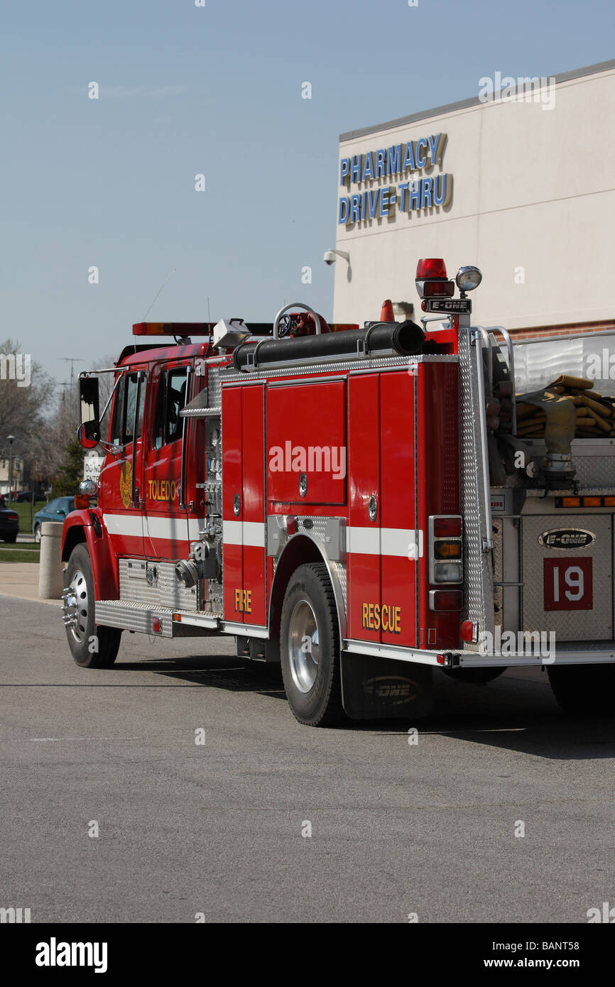 American fire rescue truck in hi-res stock photography and images - Alamy