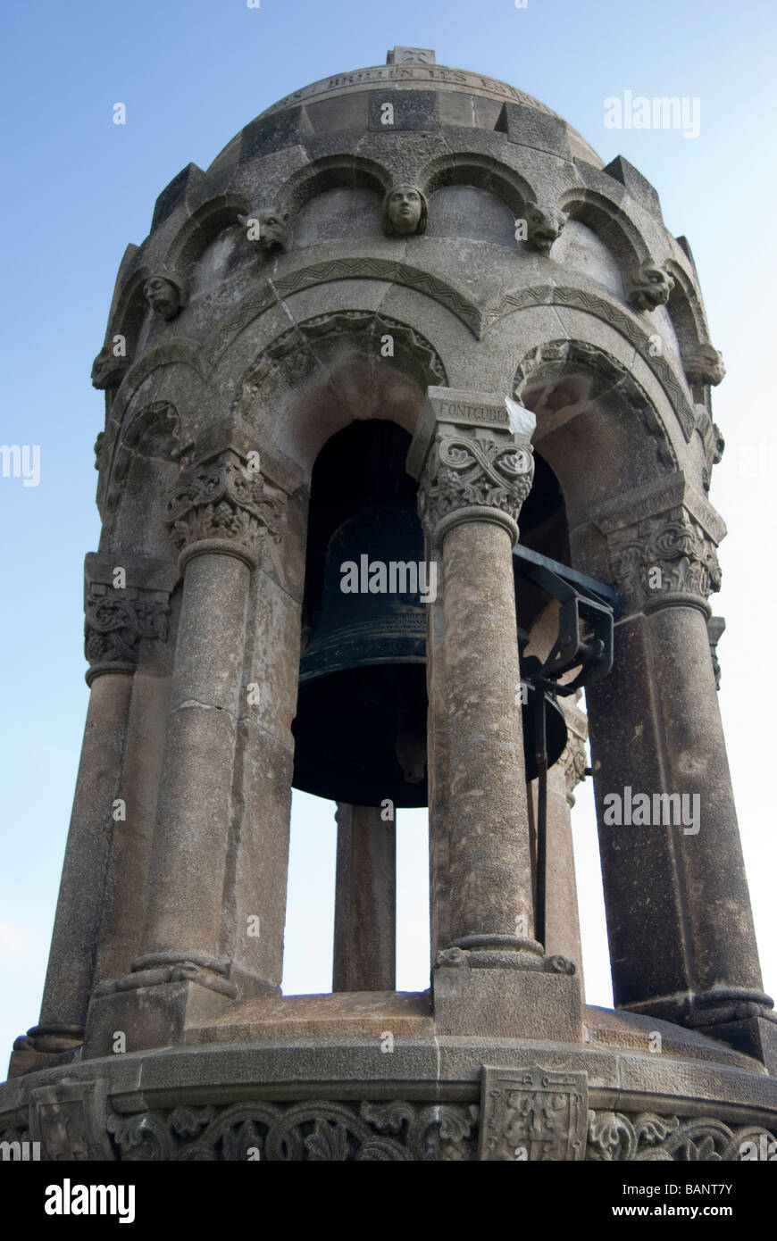 Turret with bell Stock Photo - Alamy