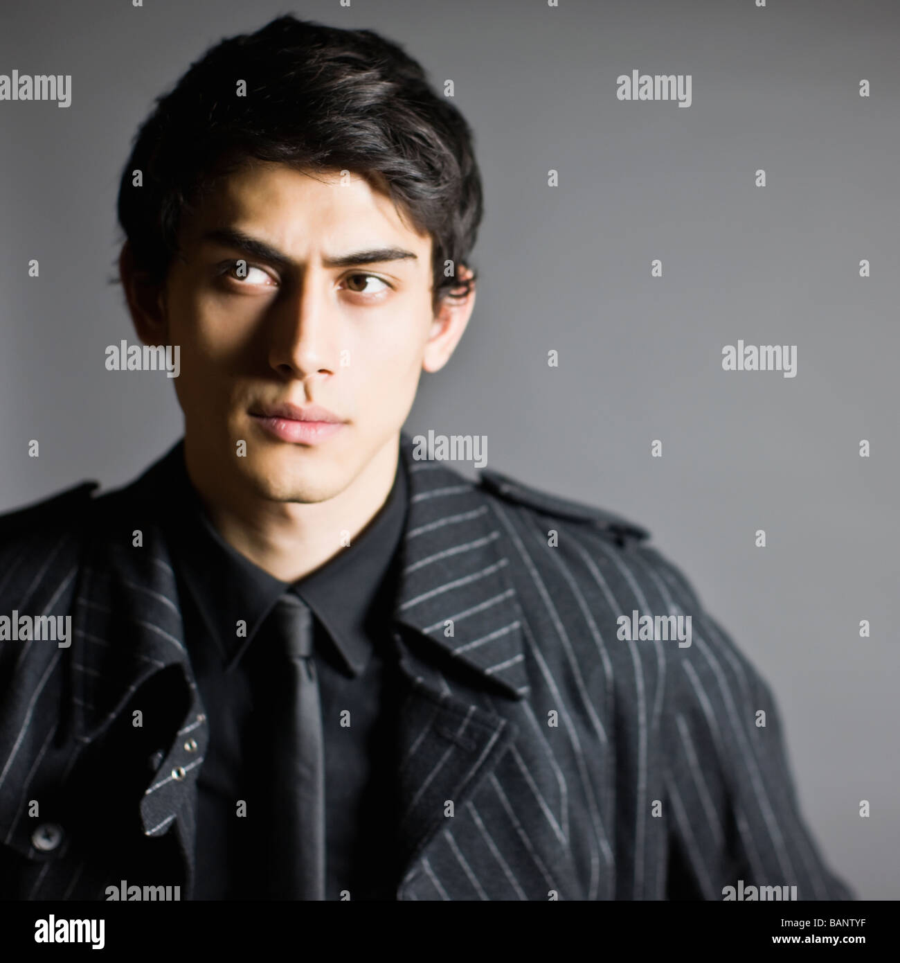 Trench coat man image hi-res stock photography and images - Alamy