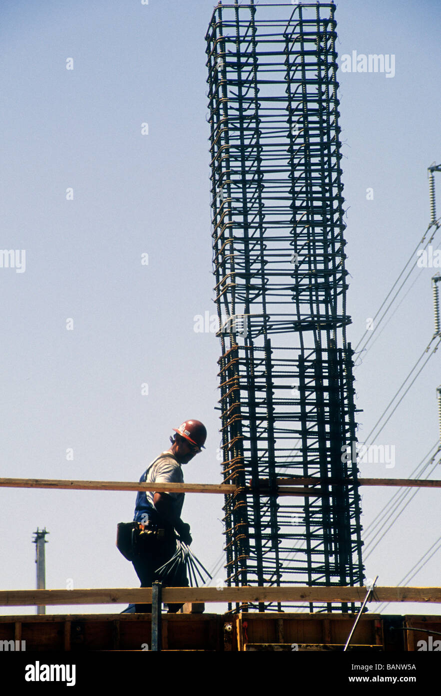 Steel reinforce rebar build foundation concrete strong strength ...