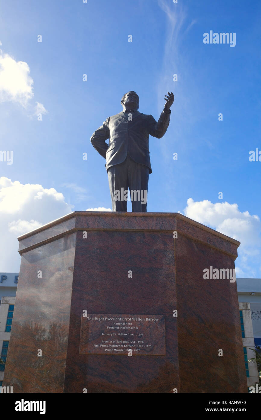 The Right Excellent Errol Walton Barrow statue, Independence Square ...