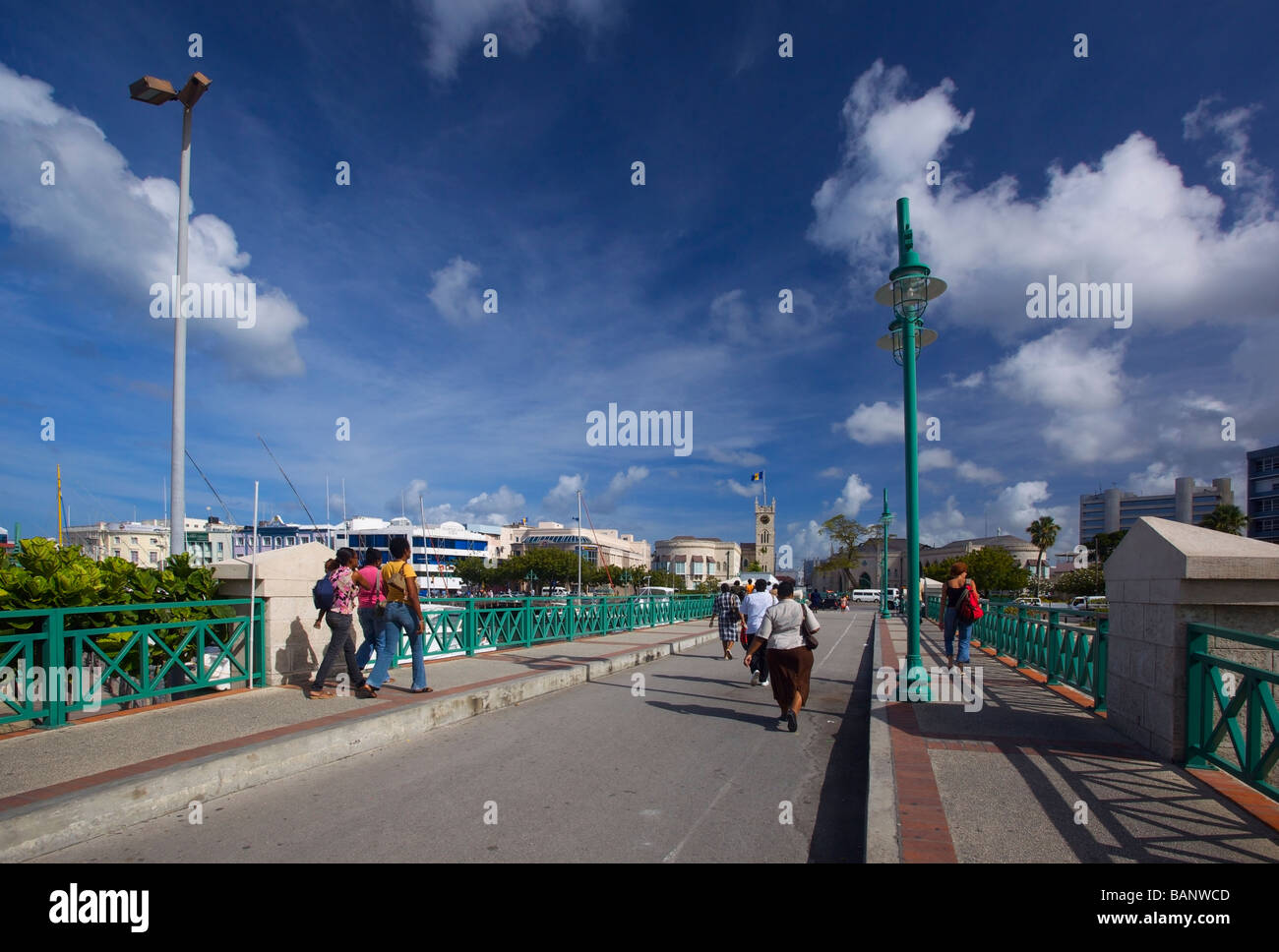 Chamberlain bridge bridgetown barbados west hi-res stock photography ...