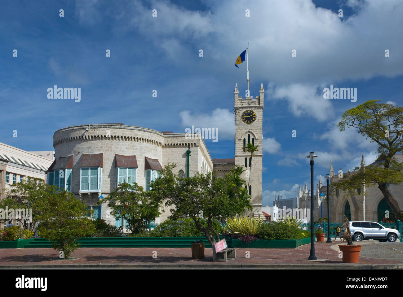 Barbados Parliament Buildings, located at the top of Broad Street ...