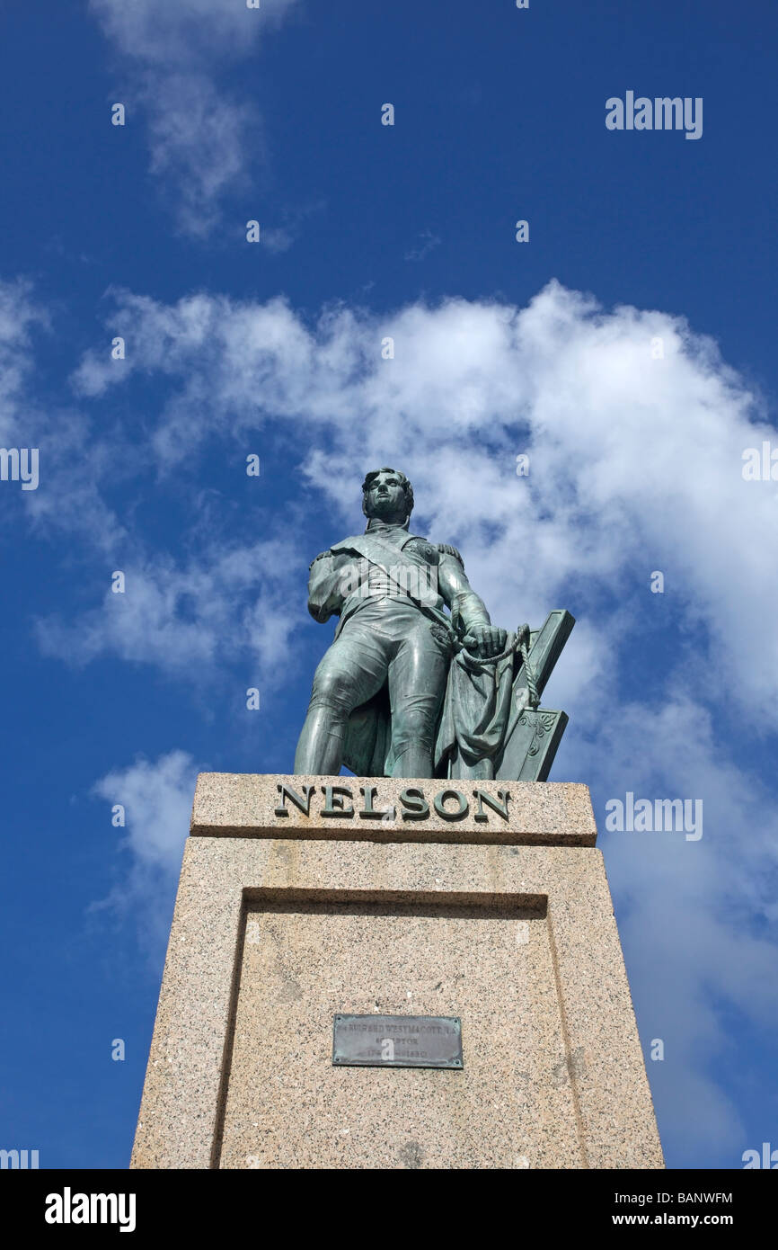 The Lord Nelson's Bronze Statue at the "Old Trafalgar Square ...