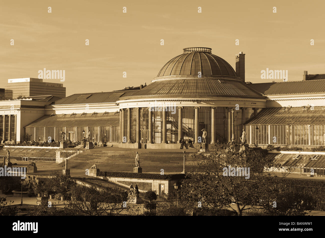 Centre culturel Le Botanique Brussels Brabant Belgium Old photo Stock ...
