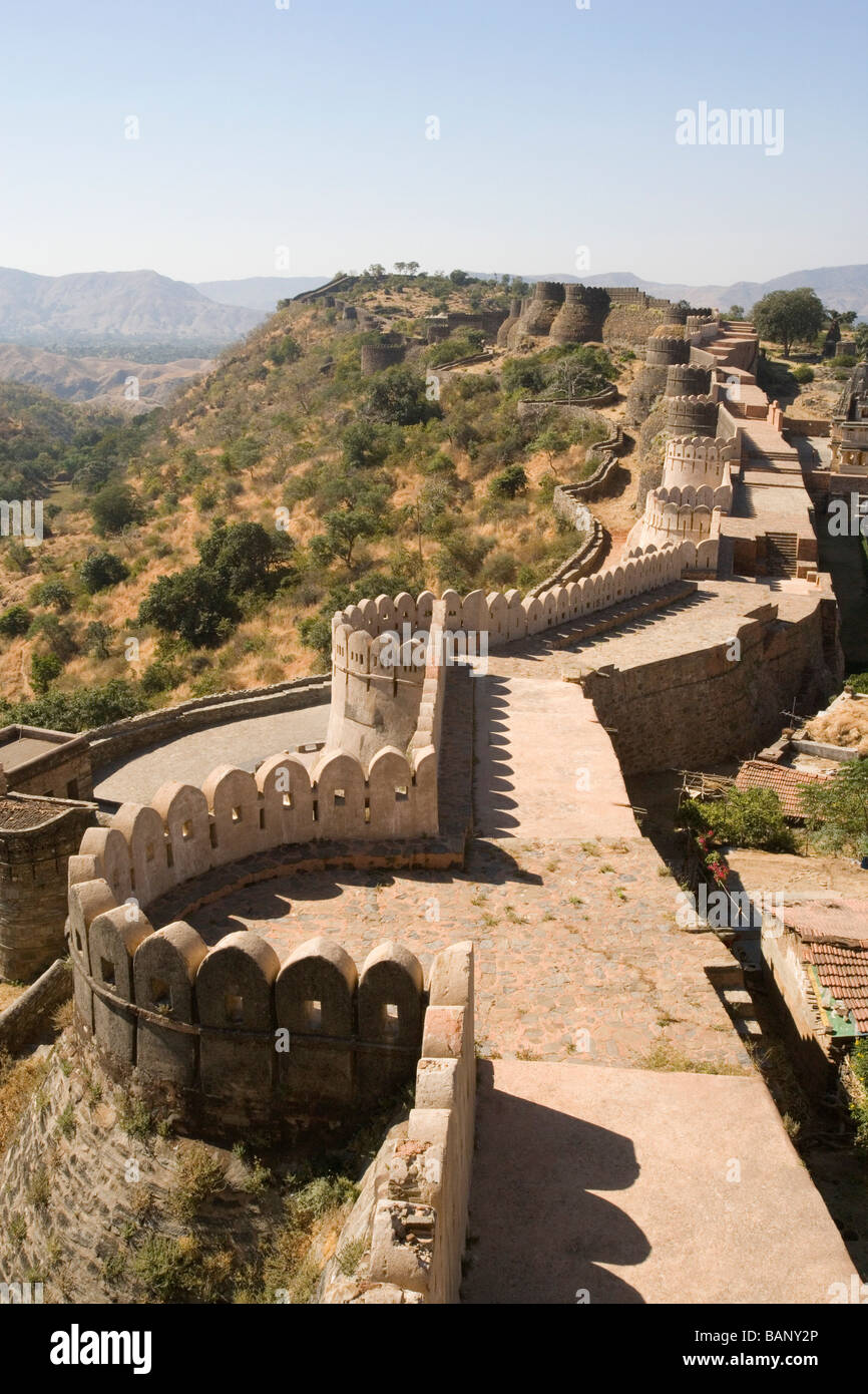 Kumbhalgarh fort rajsamand district rajasthan hi-res stock photography ...