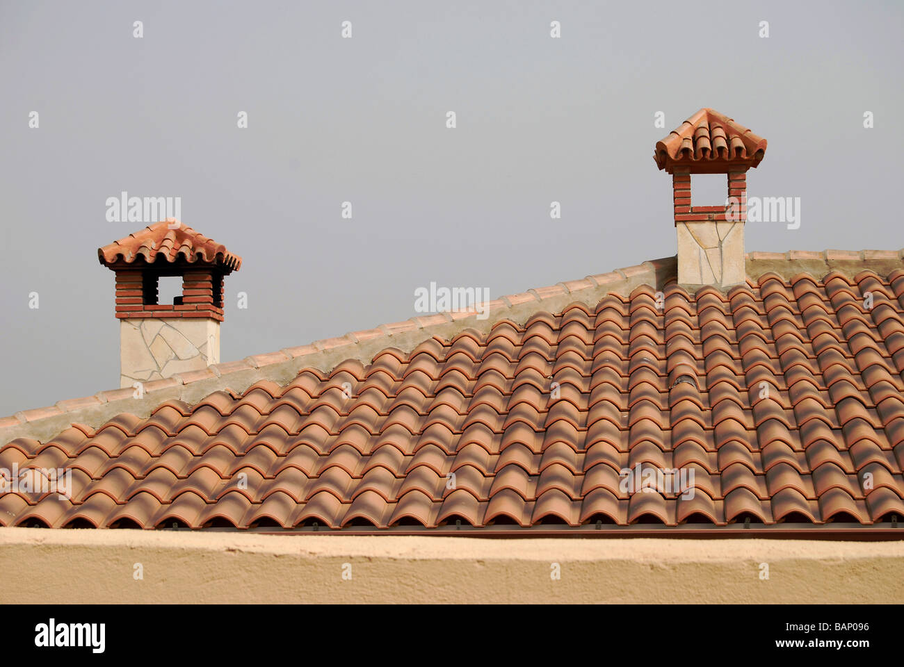 Spanish roof chimney hi-res stock photography and images - Alamy