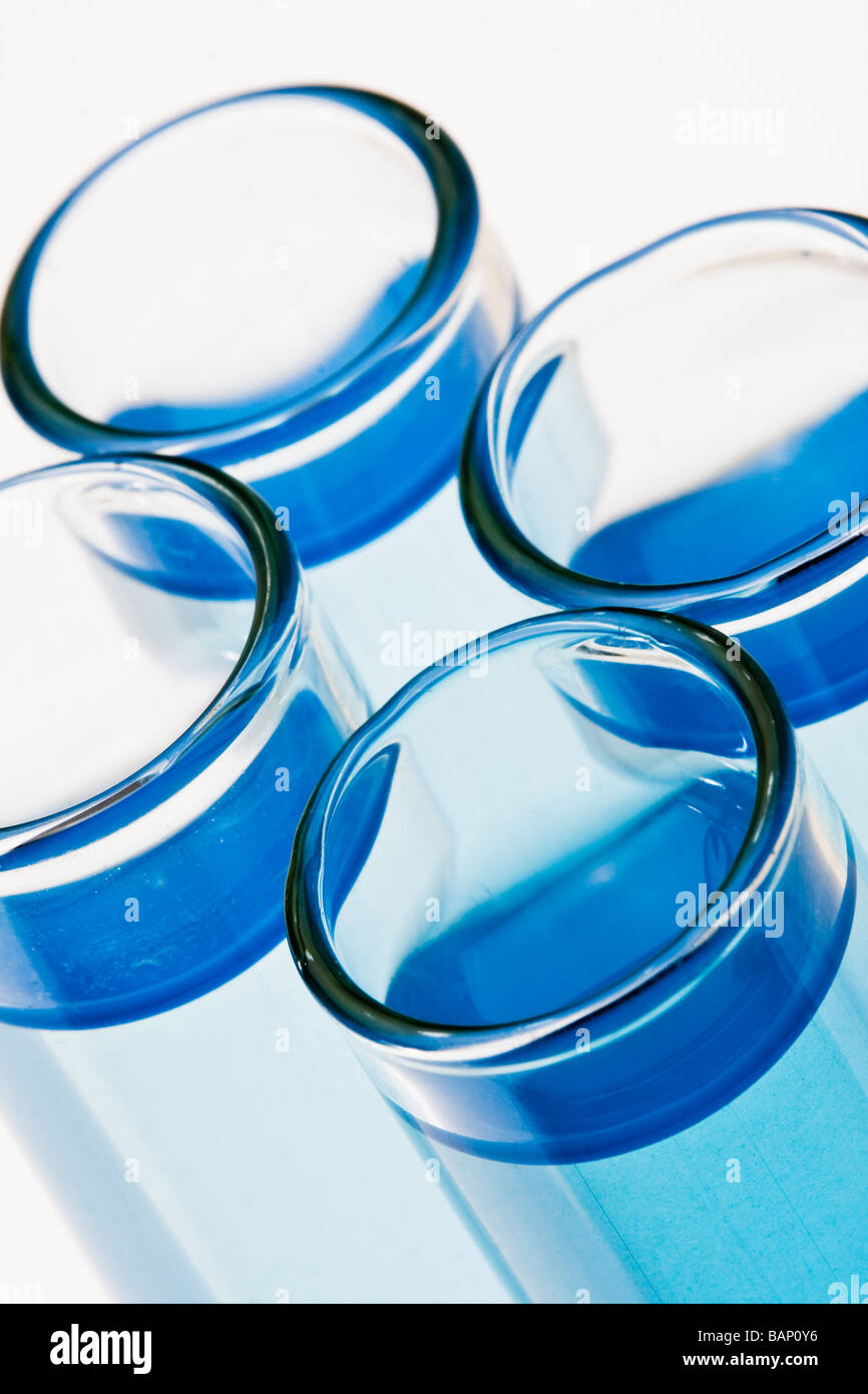 Four test tubes hi-res stock photography and images - Alamy