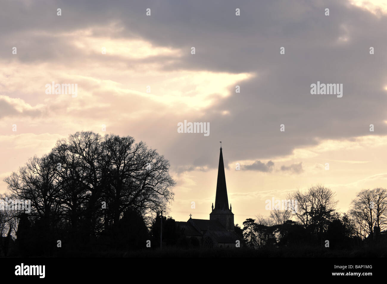 mickleton church near chipping camden the cotswolds Stock Photo - Alamy