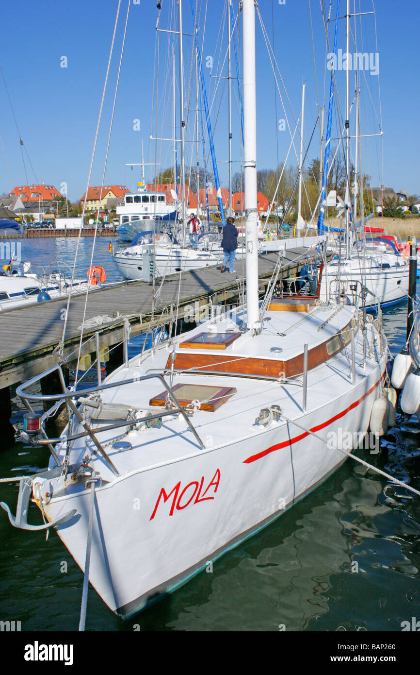 marina at Breege, Ruegen Island, Mecklenburg Western-Pomerania ...