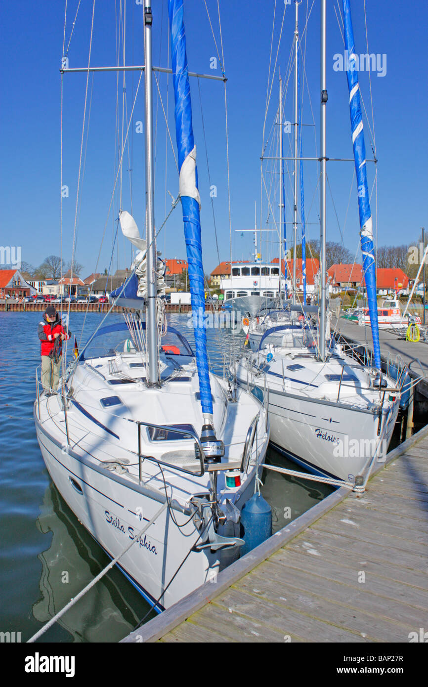 marina at Breege, Ruegen Island, Mecklenburg Western-Pomerania ...