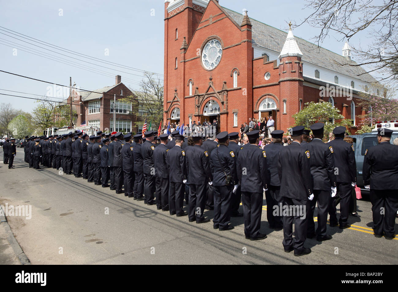 Firefighter funeral ceremony hi-res stock photography and images - Alamy