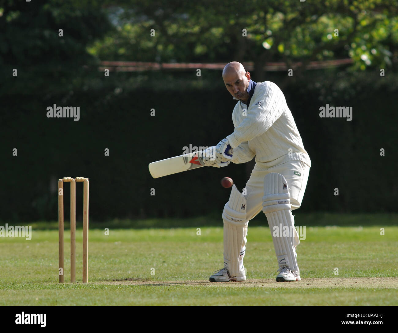 Village cricket at Rowington, Warwickshire, England, UK Stock Photo - Alamy