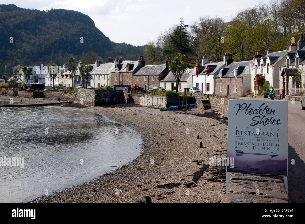 Plockton, a picturesque highland lochside village. A sheltered Scottish ...