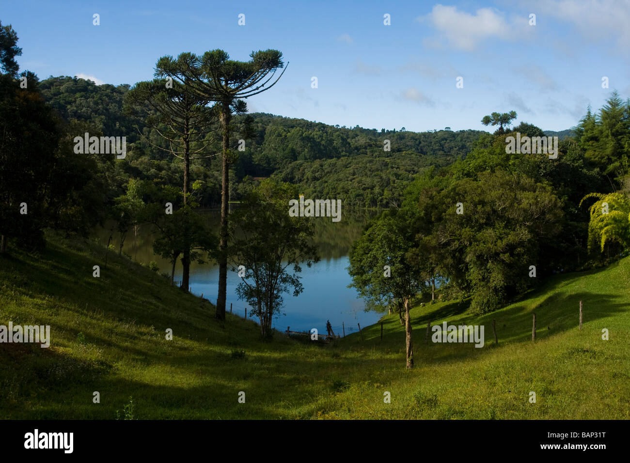European Valley - Bike touring at Santa Catarina in Brazil Stock Photo ...